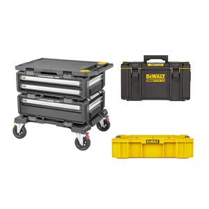 DEWALT Système de rang. d'outils 4-en-1 av. boîte à outils moyenne et ...